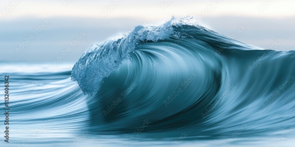 Experience the mesmerizing power of waves captured with slow shutter ...