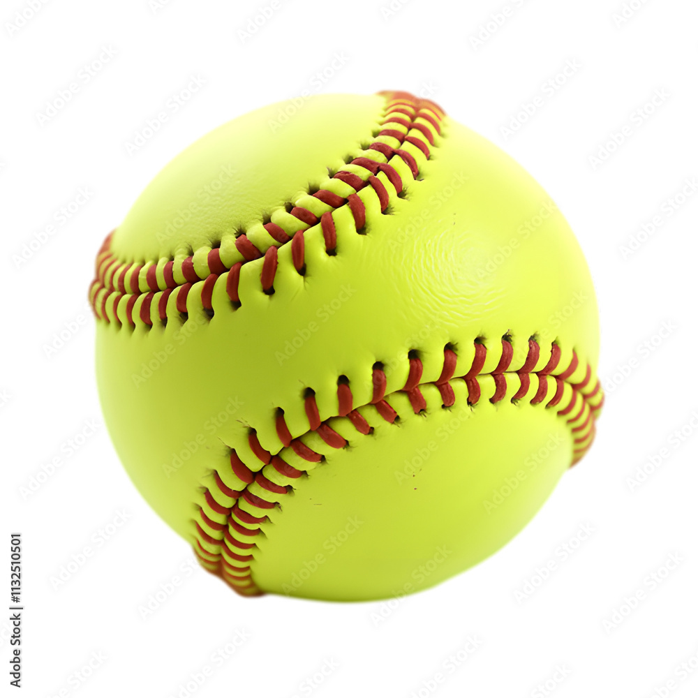 High-Resolution Softball PNG Image with Transparent Background for ...