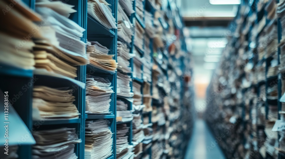 Intelligent document processing, showing OCR (Optical Character Recognition), automated indexing ...