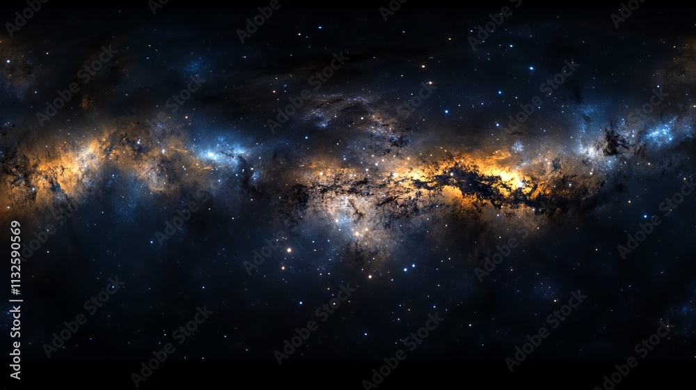Vibrant space background featuring colorful nebula and twinkling stars ...