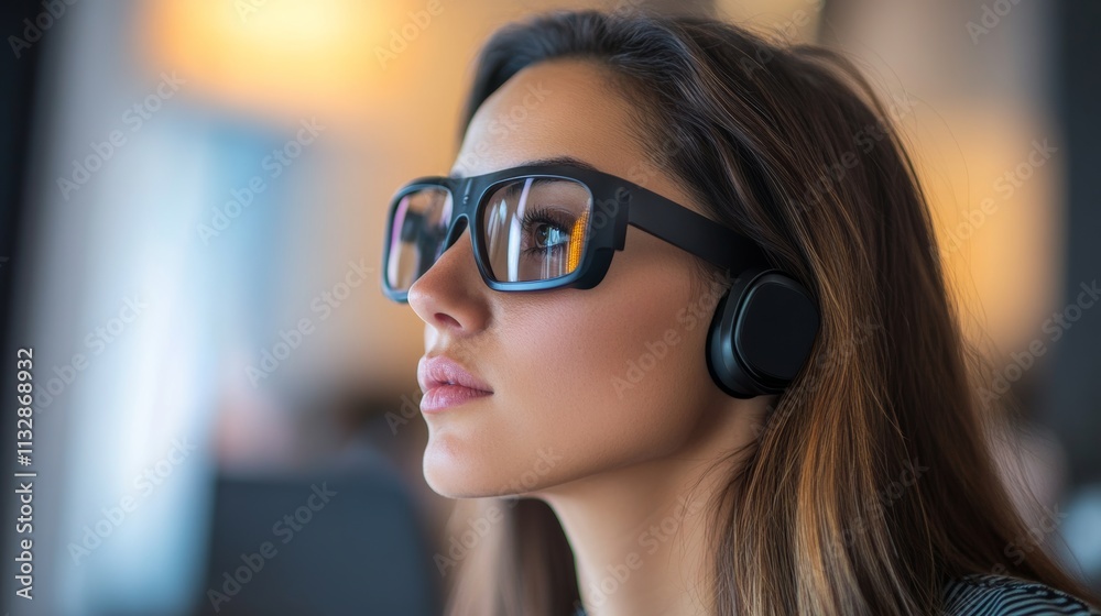 Wearable devices for workplace productivity, showcasing task alerts ...