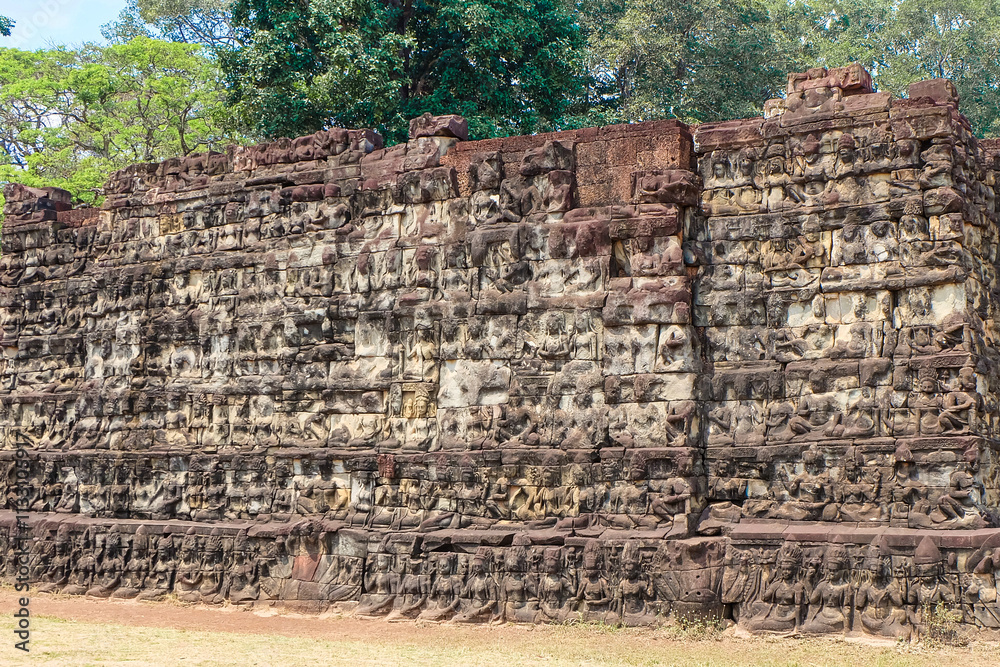 Ancient Civilization, Khmer Empire and its ancient ruins site, Angkor ...