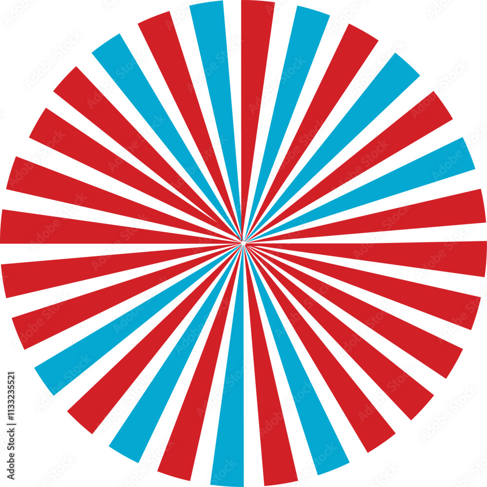 Bright and dynamic sunburst design with radiant beams and vibrant ...