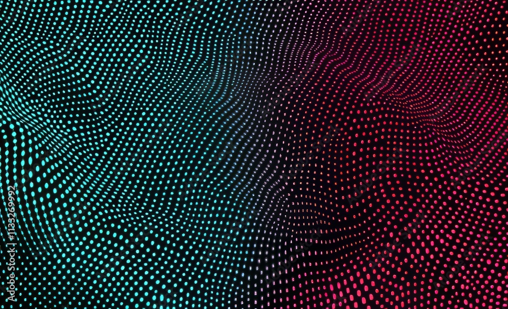 Waves Of Programming Code Large Scale Binary Data Information Domain 9518