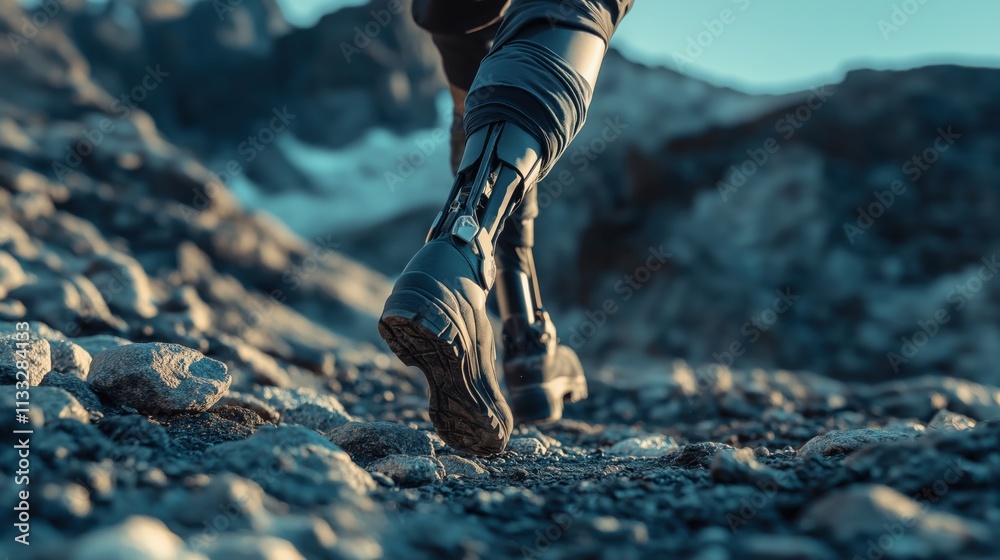 Prosthetic Leg. Amputee, Prosthesis, Disabled, Bionic, Person, Sport ...