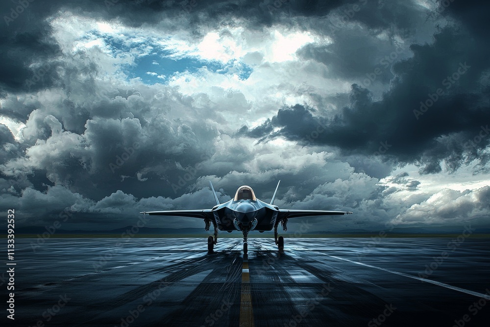 The F-35 Lightning II fighter jet, equipped with stealth technology, is ...