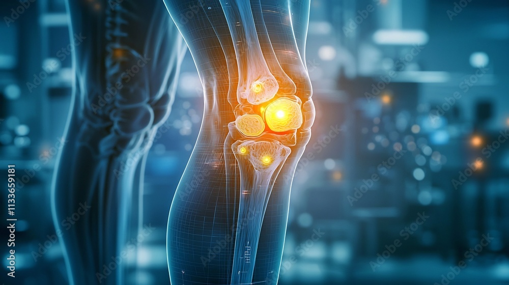 Innovative virtual healthcare unit featuring a digital twin of a knee ...