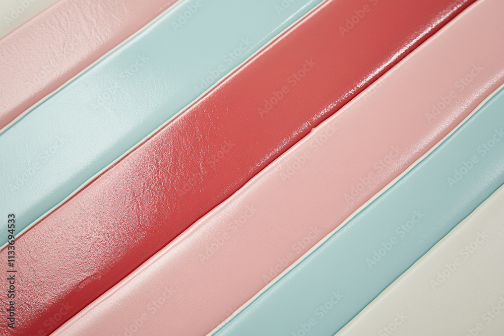 Soft color palette with abstract diagonal stripes in pastel shades ...