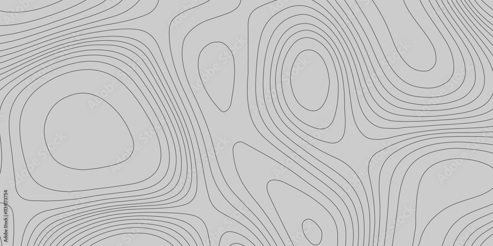 Topographic grey abstract high contour ultra map quality line ...