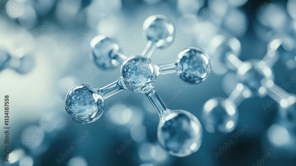 A detailed diagram of a calcium carbonate molecule, showing the ...