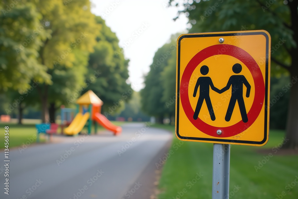 pedestrian zones restrict children access near playgrounds specific ...