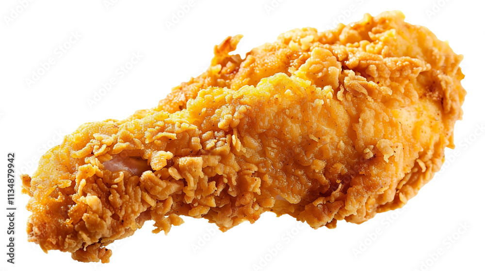 Crispy Chicken Tenderloin on transparent background PNG. Stock Photo ...