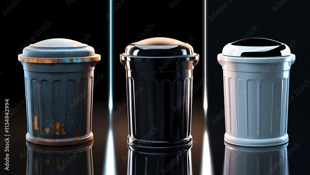 Evolution of Trash Bins: Past, Present, and Future ,past present future ...