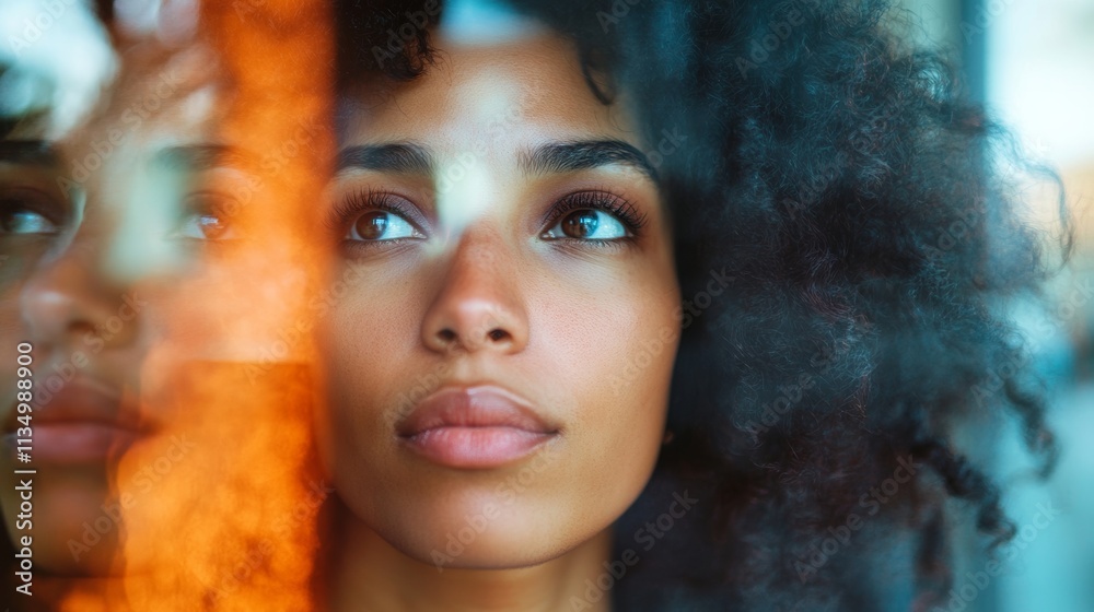 Impact of emotions on decision making, a reflective person in an office ...