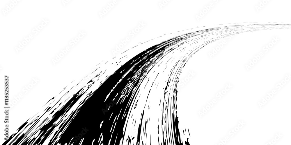 Tire tread marks, wheel textures, tire marks - car racing, motocross ...