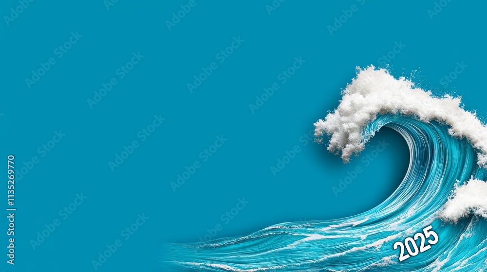 Ocean Wave 2025 - New year, new wave, progress, change, future ...