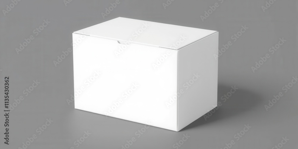 Rigid Sleeve box die cut mock up template vector in white color with ...