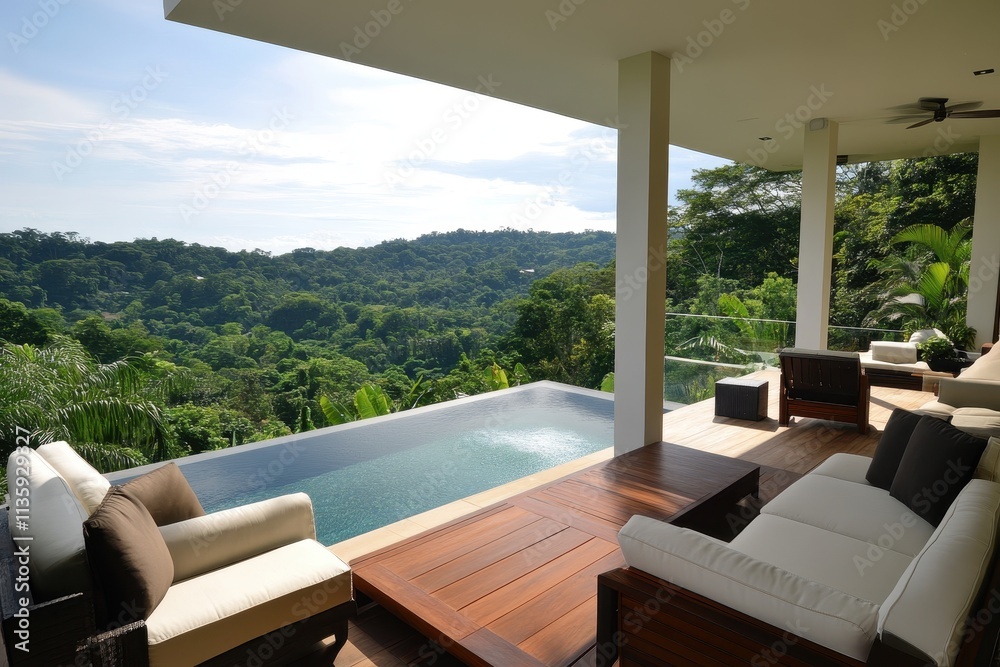 Luxury Villa with Infinity Pool and Breathtaking Rainforest Views in ...