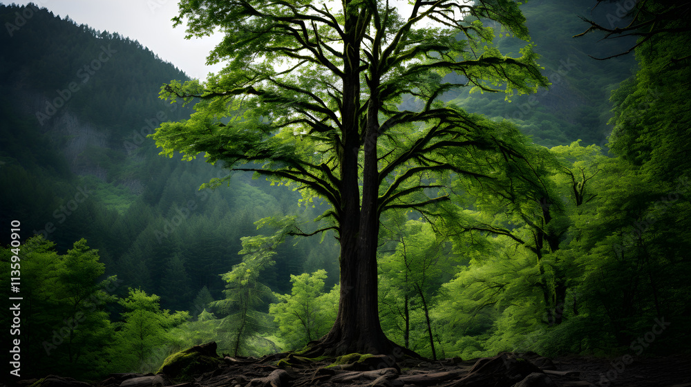 Majestic Dominance: A Portrait of The Mature and Powerful AK Tree ...