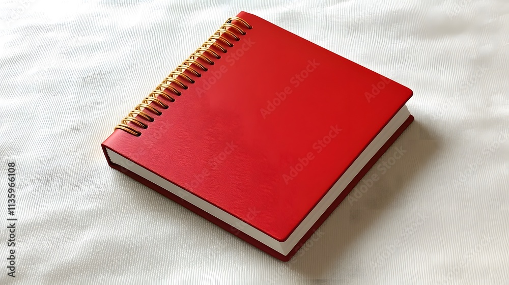 Creative Note-Taking Ideas with a Red Spiral Notebook Home Office Image ...