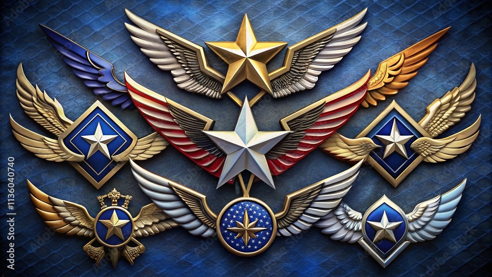 Air Force Logo Designs: Military Aviation Insignia, Aircraft Emblems ...