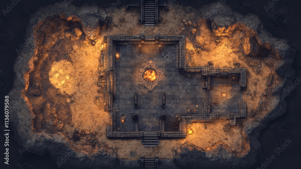 Subterranean layered ground section for game level ui design. Cartoon ...