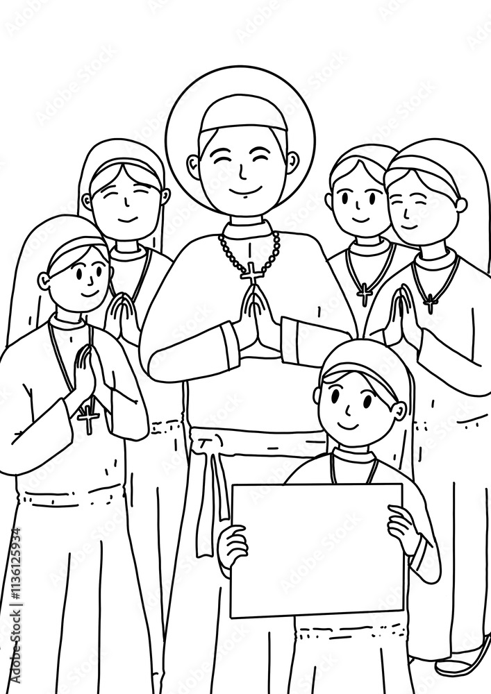 Religious and Kind Man Journey in Bible children Coloring page and ...