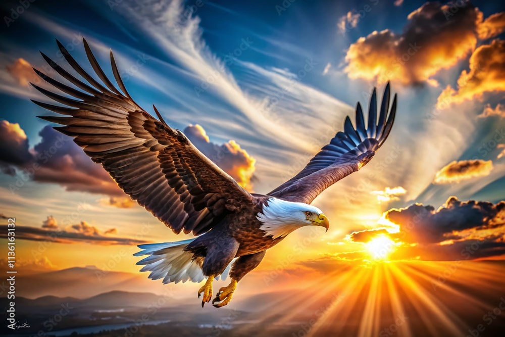 How to Draw a Flying Eagle: Step-by-Step Guide, Easy Tutorials, Bird ...