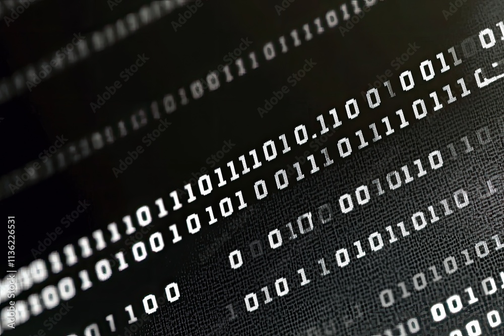 Glowing binary code encapsulates a digital lock icon, highlighting the ... Glowing binary code encapsulates a digital lock icon, highlighting the ...
