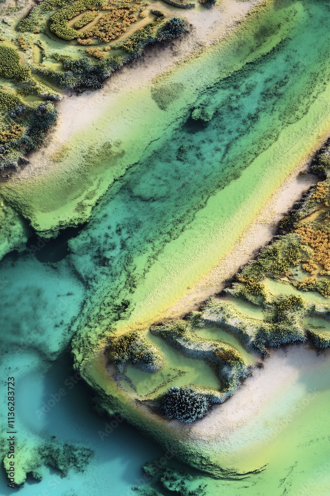 High-resolution 3D GIS map of a coastal reef system with LiDAR ...