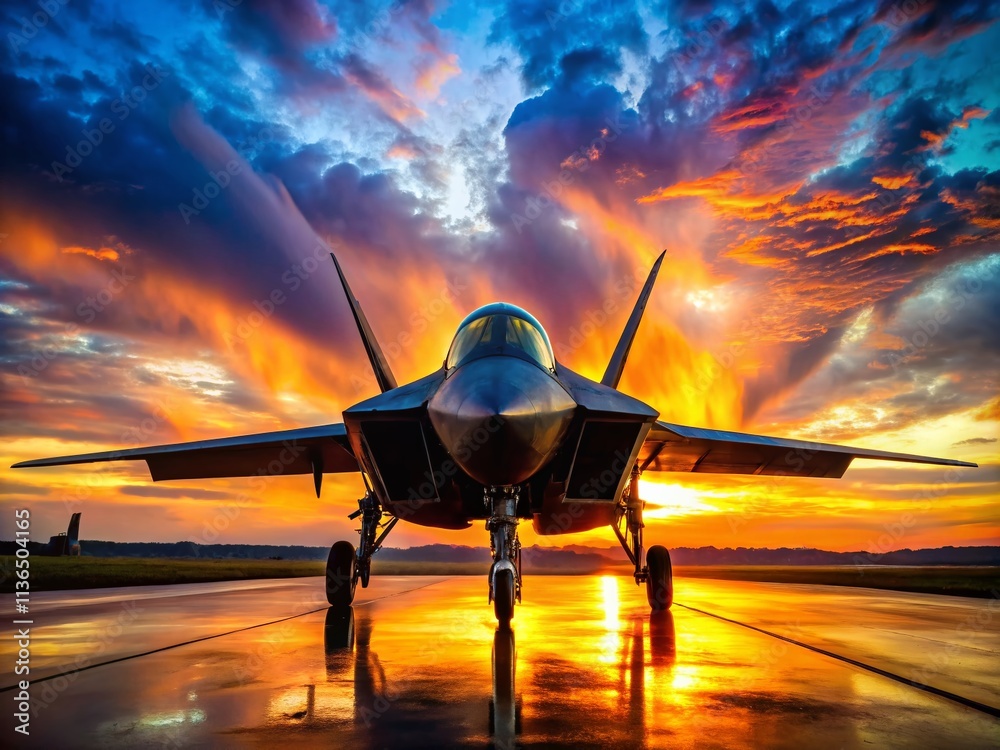 F-35 Sunset Night Flight - Stealth Fighter Jet Dusk Aerial Photography ...