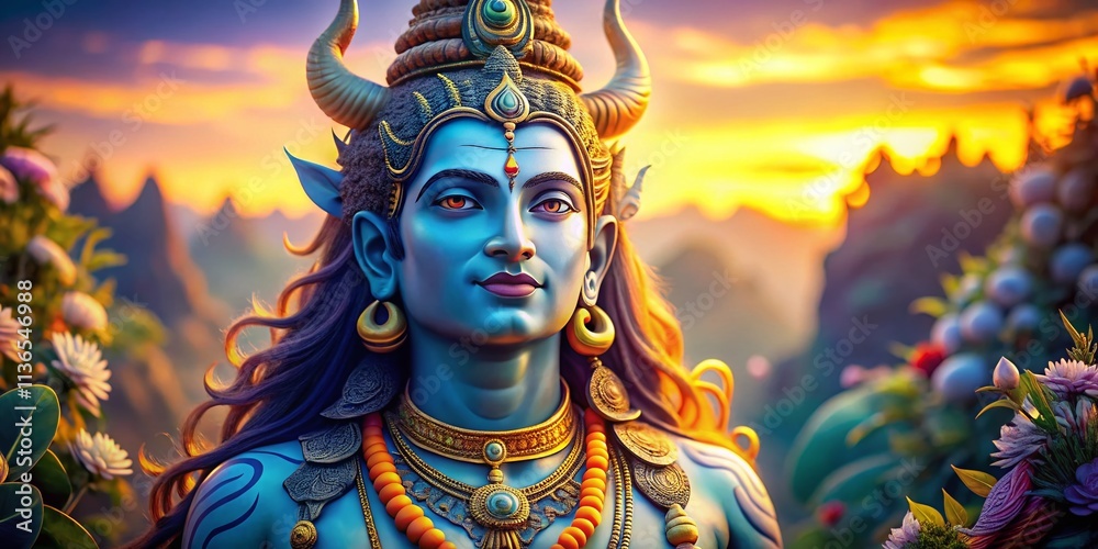 Lord Shiva Tamil Hindu God Om Namah Shivaya High Depth of Field ...