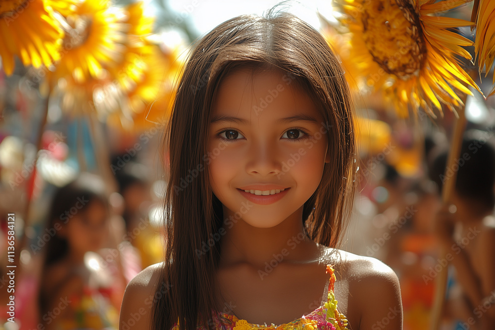 Filipino Easter parade with colorful floats depicting biblical scenes ...