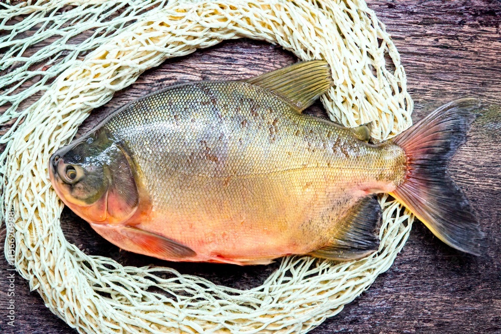 Tambaqui Colossoma macropomum traditional Brazilian freshwater fish ...