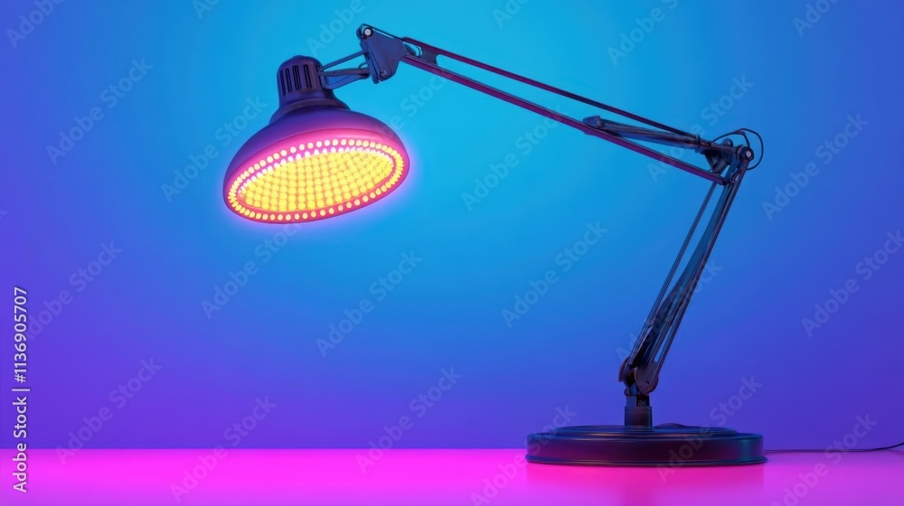 Common Office Supplies Desk lamp Lighting fixture for illuminating ...