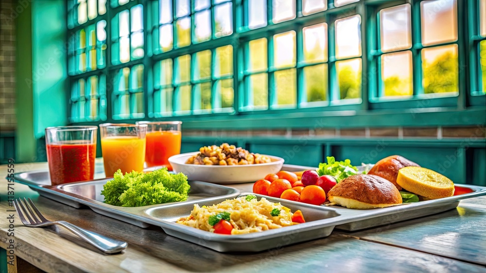 School lunches versus juvenile detention center meals: a stark visual ...