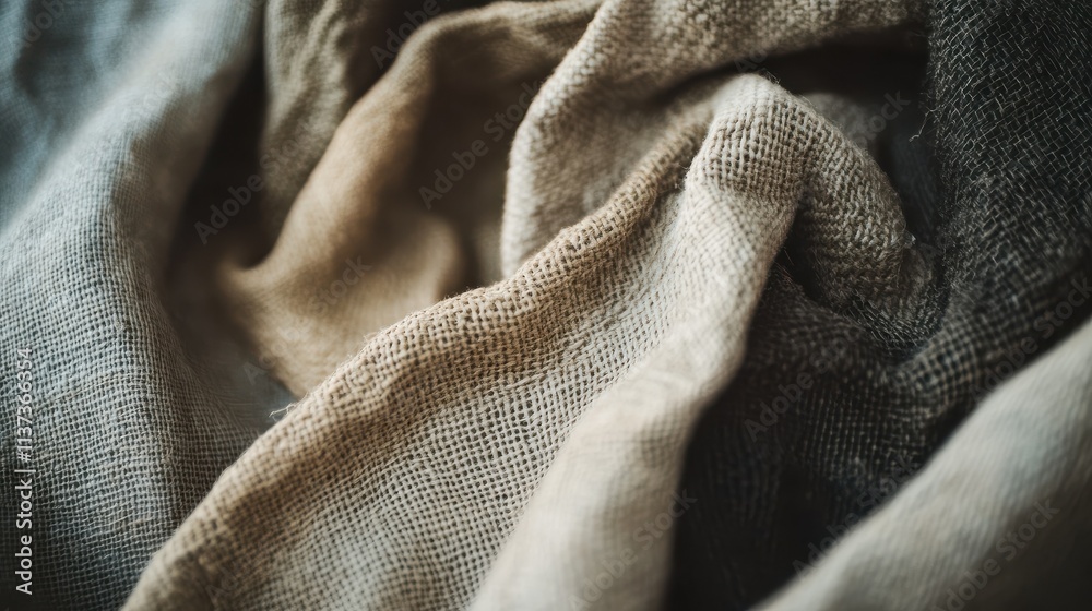 Eco-friendly sustainable textiles made from natural fibers like cotton ...