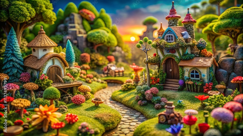 Free Printable Diorama Backgrounds: High-Resolution Papercraft Scenery ...