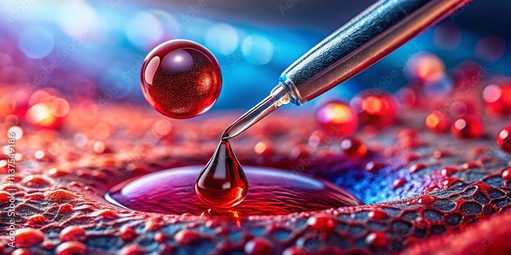 Macro Blood Draw Medical Test: Closeup Photography of Needle, Syringe ...