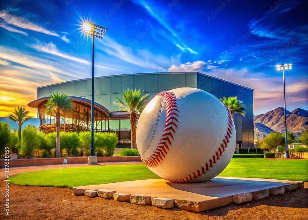 Phoenix Papago Sports Complex Baseball Sign 2024 - Stunning Summer Day ...
