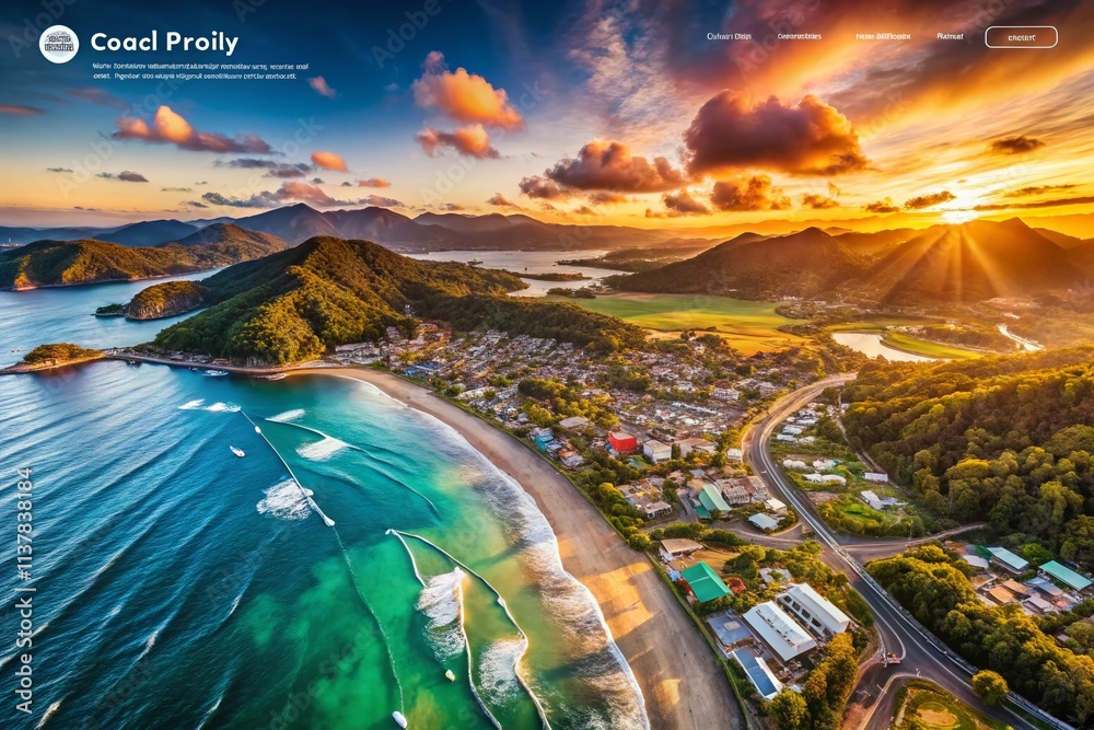 Stunning Aerial Photography Header Templates: High-Resolution Images ...