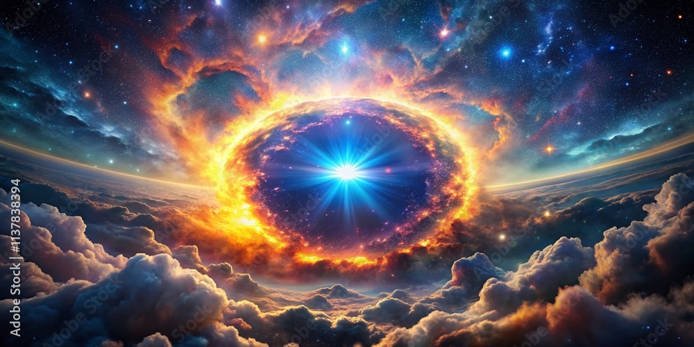 Stunning Aerial Supernova Photography: Cosmic Explosion, Nebula, Star ...