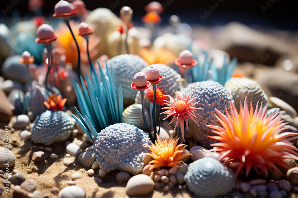 sand contains tiny ecosystems with microorganisms, minerals, and ...