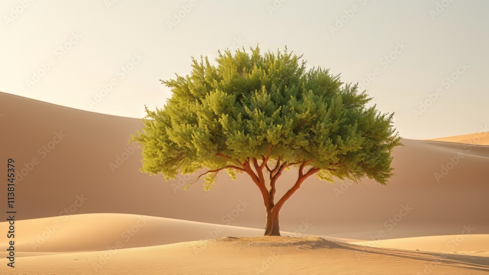 Drought-Tolerant Ghaf Tree in Ras Al Khaimah Desert, UAE - Prosopis ...