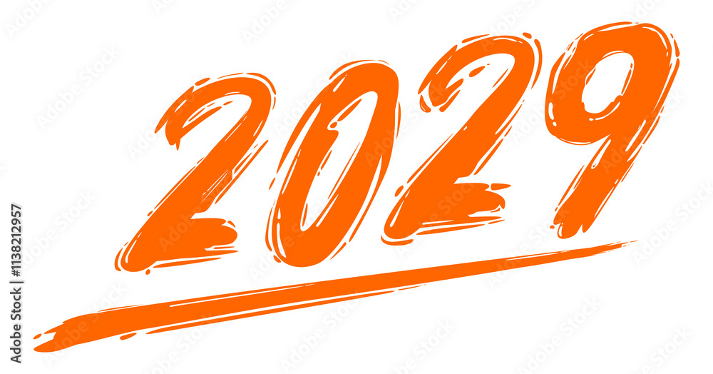 2029 Design Illustration, artistic, flat, simple, memorable and eye ...