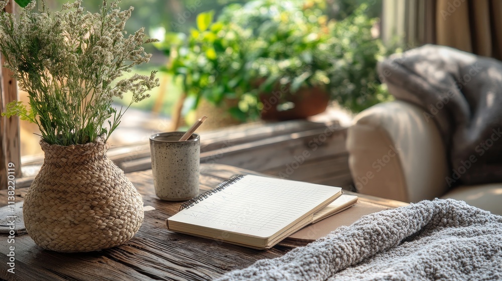 Motivational ADHD daily planner design in aesthetic beige tones ...