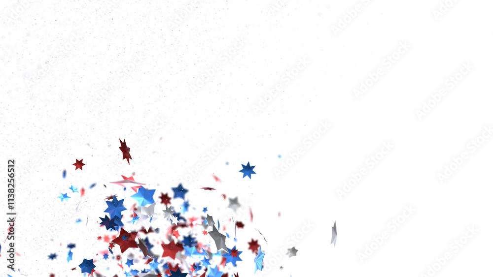 Confetti - Festive background with confetti in the shape of Confetti in ...