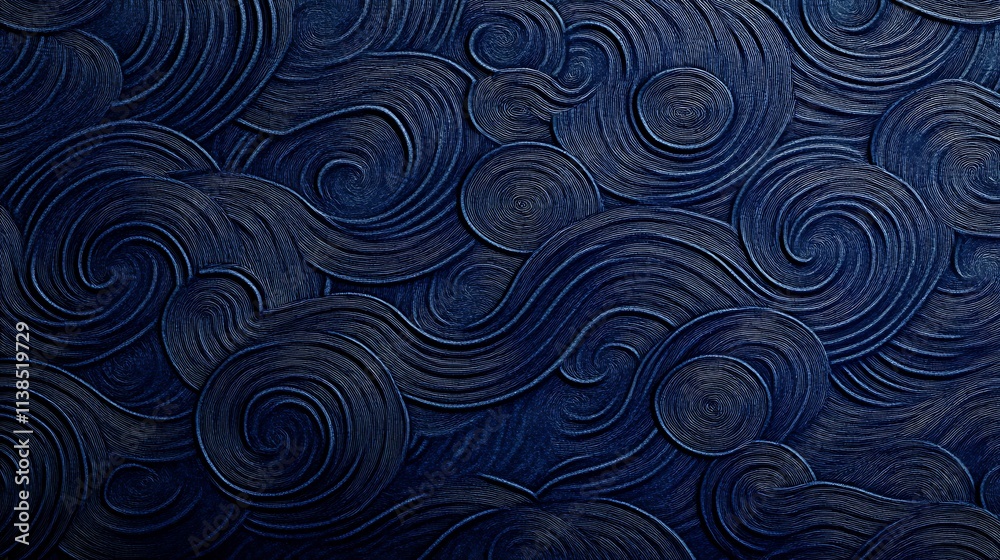 10. A deep ocean-blue background with subtle wave-like patterns Stock ...