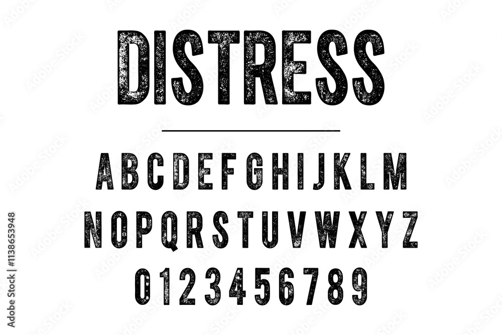 Distress college font. Vintage sport font in american style for ...