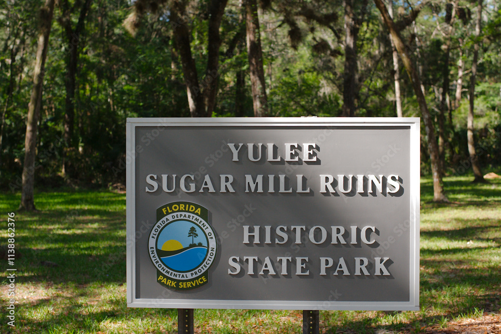 Editorial Use Only YULEE SUGAR MILL RUINS HISTORIC STATE PARK . June 4 ...